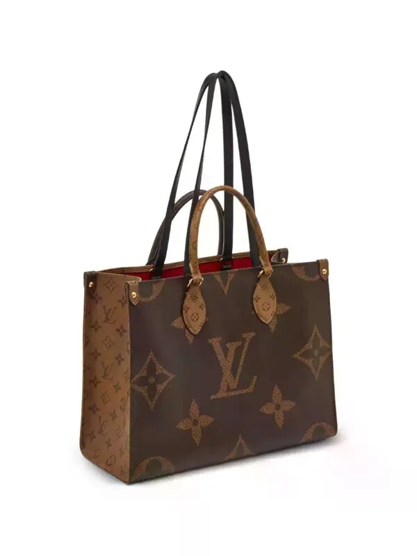 LOUIS VUITTON Reverse Giant Monogram Tote Bag - Brown