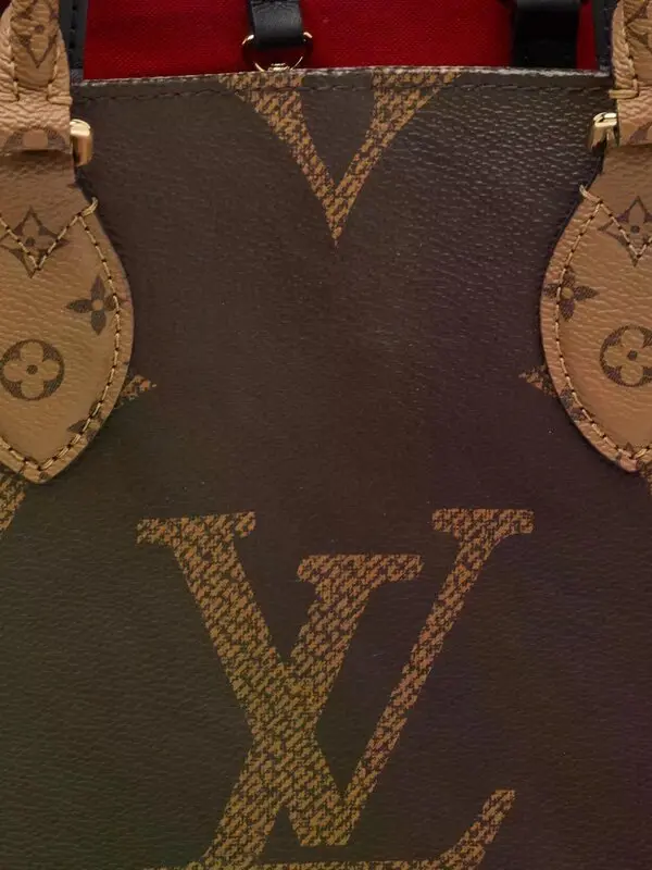 LOUIS VUITTON Reverse Giant Monogram Tote Bag - Brown