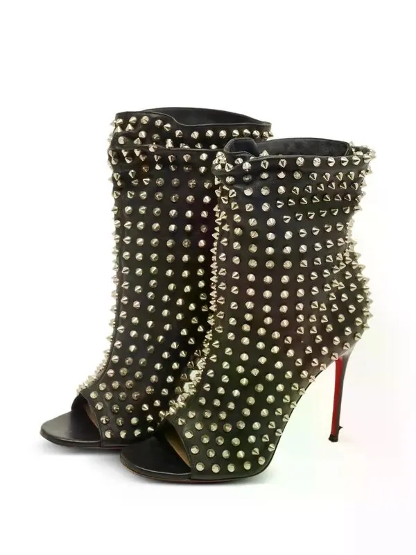 CHRISTIAN LOUBOUTIN Guerilla Open-toe Ankle Boots