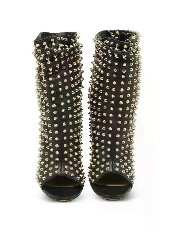 CHRISTIAN LOUBOUTIN Guerilla Open-toe Ankle Boots