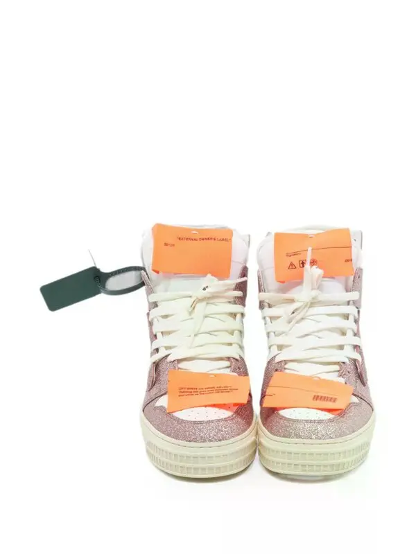 Off-White Glitter High-top Sneakers