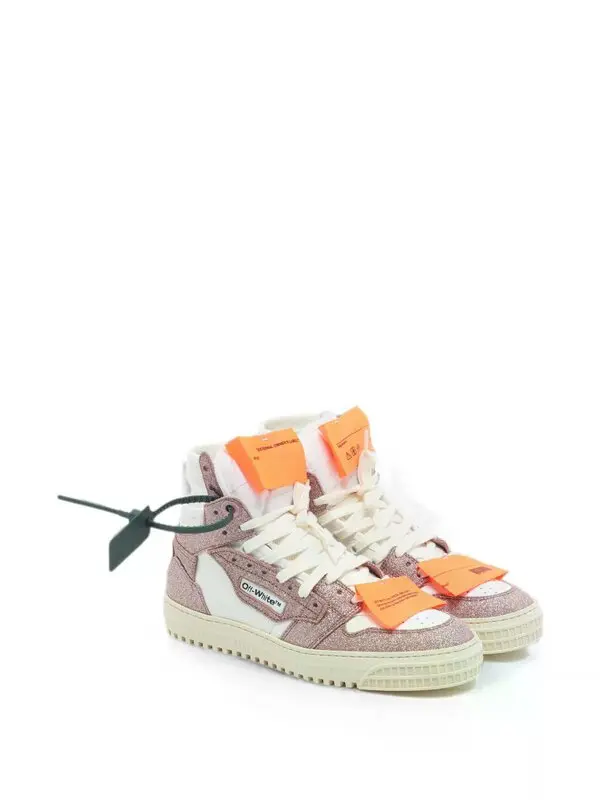 Off-White Glitter High-top Sneakers
