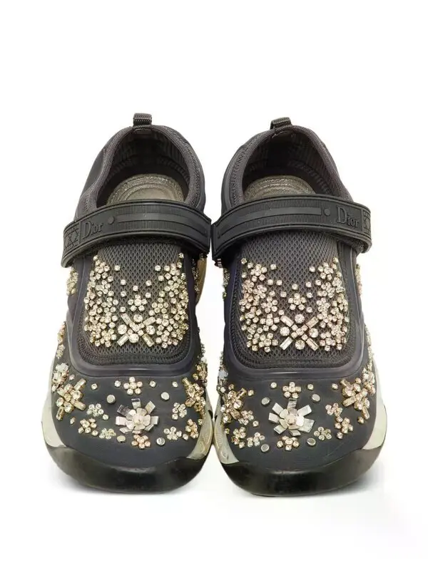 Dior Crystal-embellished Slip-on Sneakers
