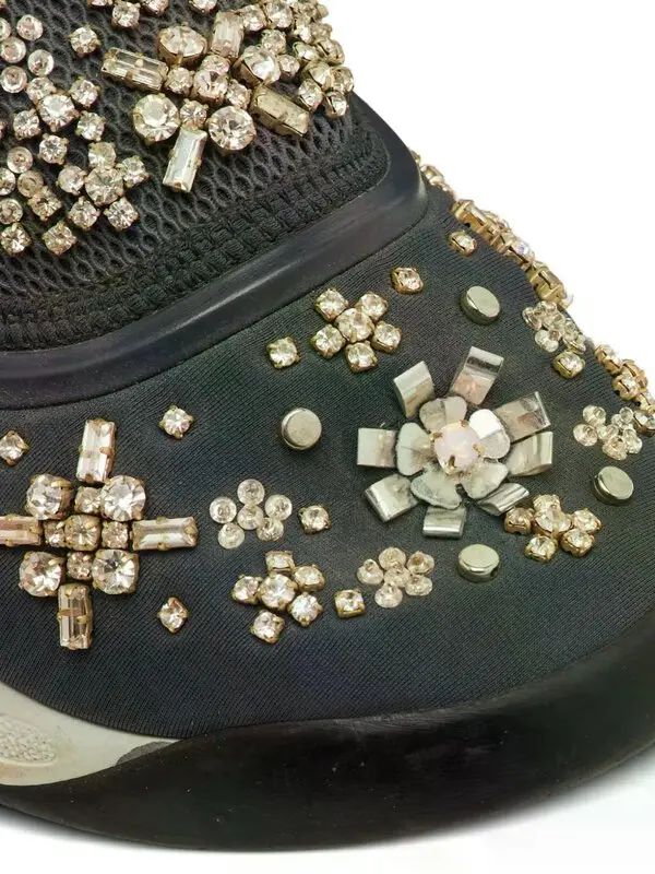 Dior Crystal-embellished Slip-on Sneakers