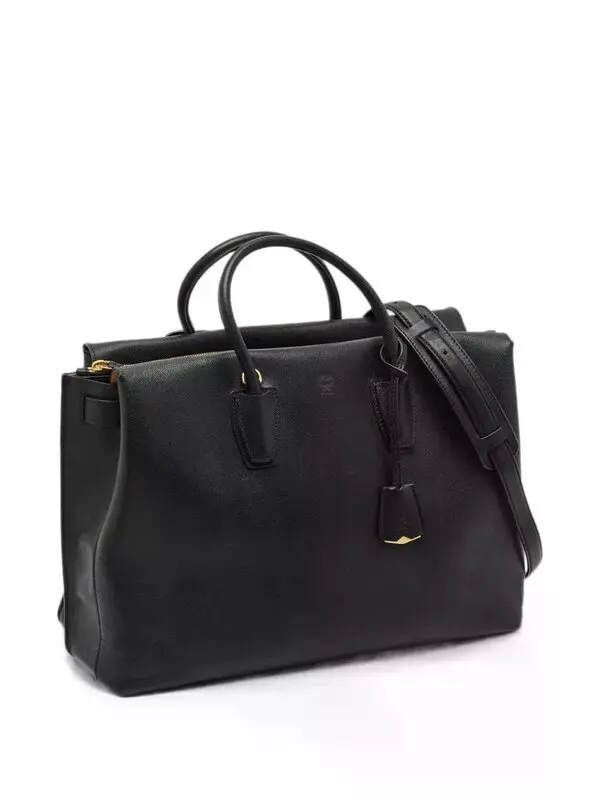 Mcm Large Milla Leather Tote Bag