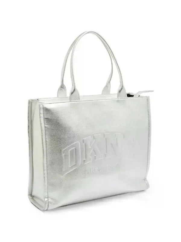 Dkny Large Hadlee Tote Bag - Silver