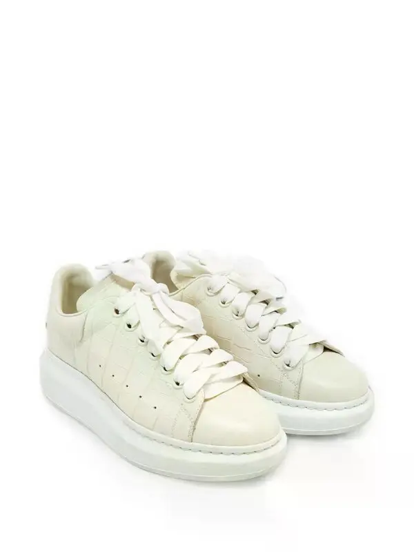 Alexander McQueen Oversized Croc-embossed Sneakers