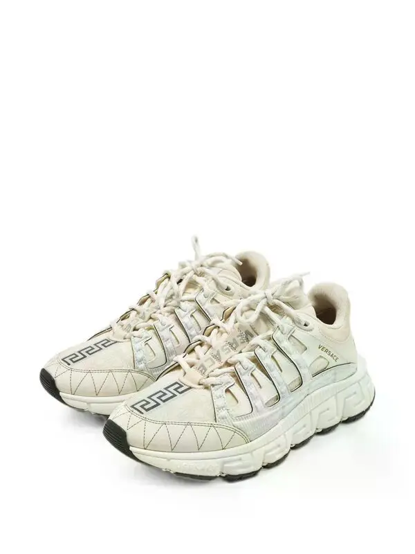 Versace Trigreca Leather Sneakers