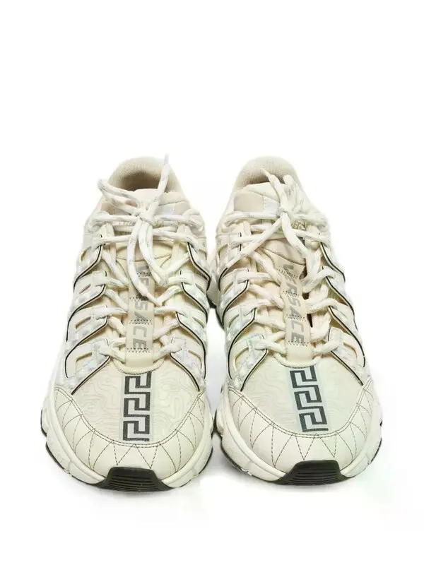 Versace Trigreca Leather Sneakers