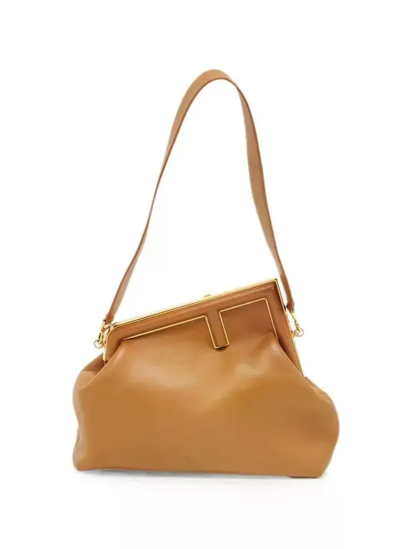 Fendi 2021 Medium First Shoulder Bag - Brown