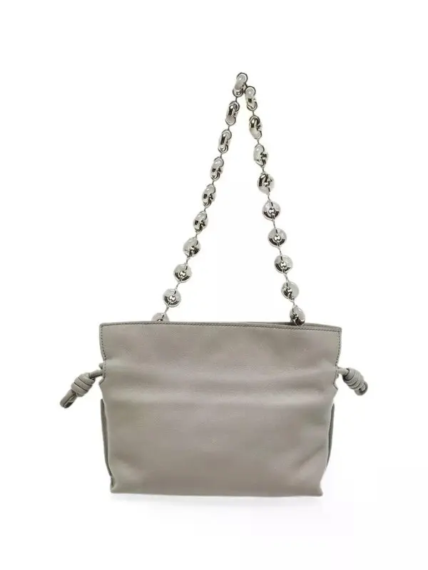Loewe Flamenco Knotted Shoulder Bag - Grey