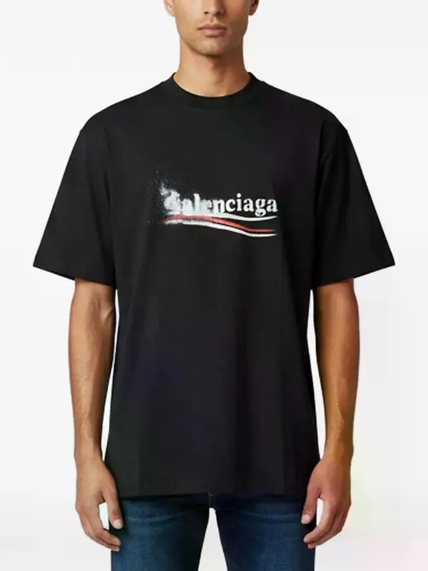 Balenciaga Political Logo T-shirt - Grey