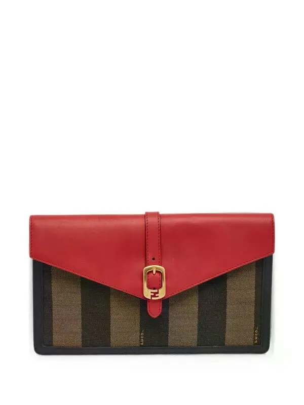 Fendi 2013 Pequin Buckle-fastening Clutch Bag
