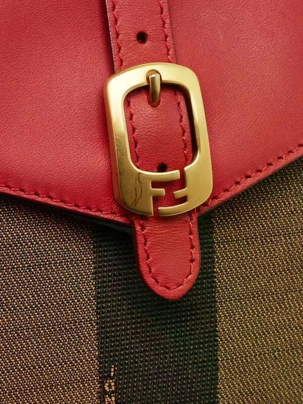 Fendi 2013 Pequin Buckle-fastening Clutch Bag