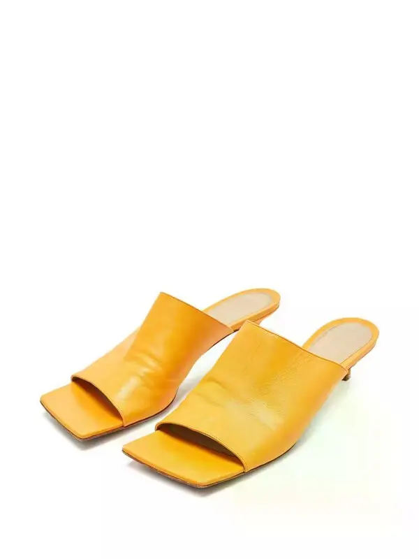 Bottega Veneta Stretch Square-toe Sandals