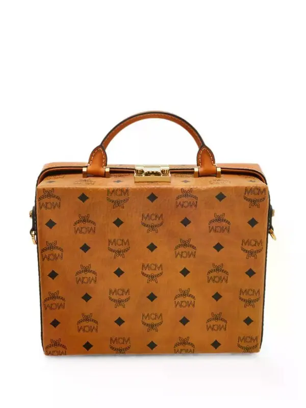 Mcm Berlin Visetos Tote Bag - Brown