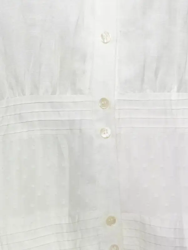 Maje Buttoned Midi Dress