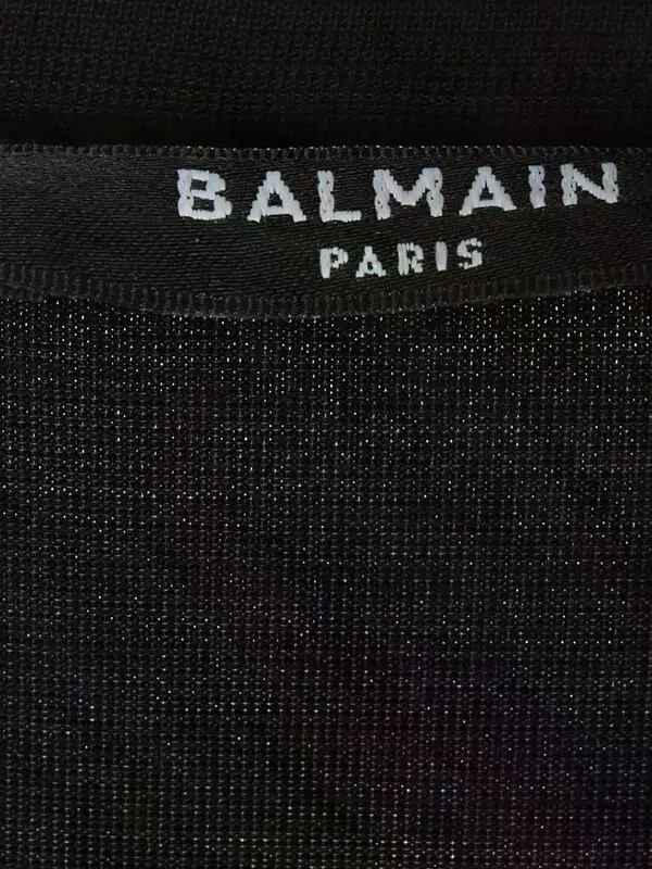 Balmain Button-embellished Short-sleeves T-shirt
