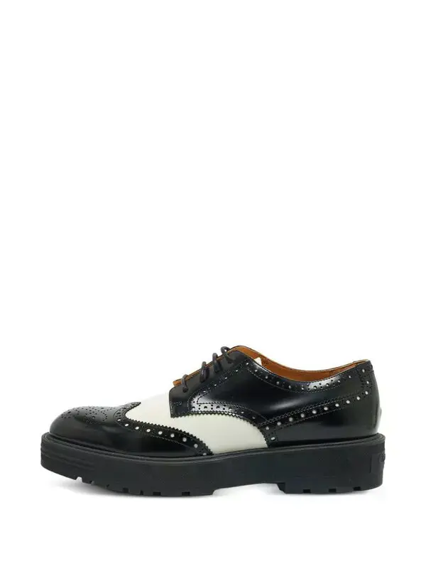 Dior Teddy-d Perforated Derby Shoes - Black