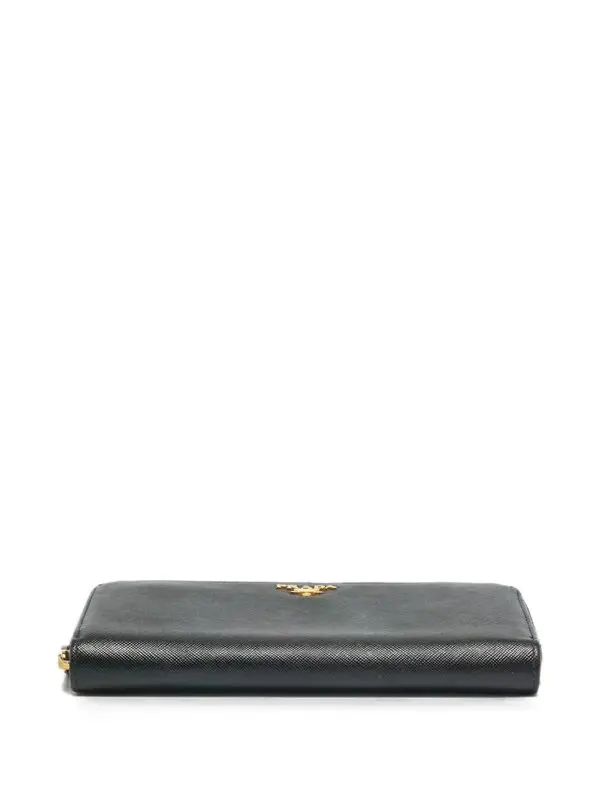 Prada Saffiano-leather Logo-plaque Wallet