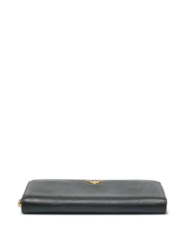 Prada Saffiano-leather Logo-plaque Wallet