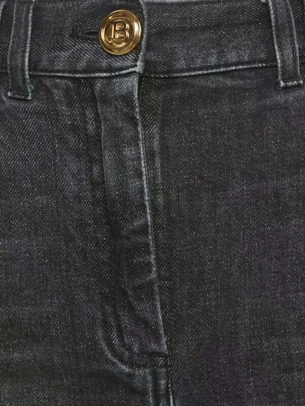 Balmain Faded Wash Skinny Jeans