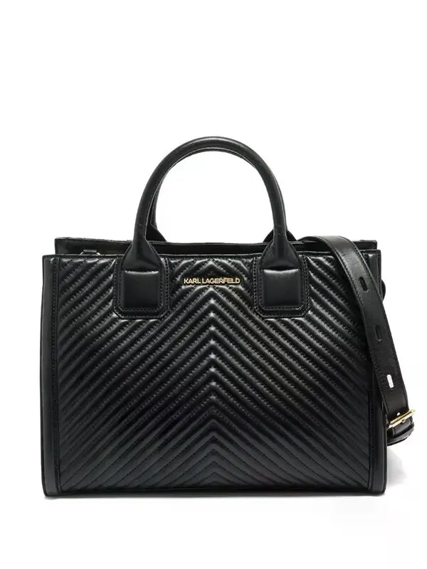 Karl Lagerfeld Klassik Chevron Tote Bag