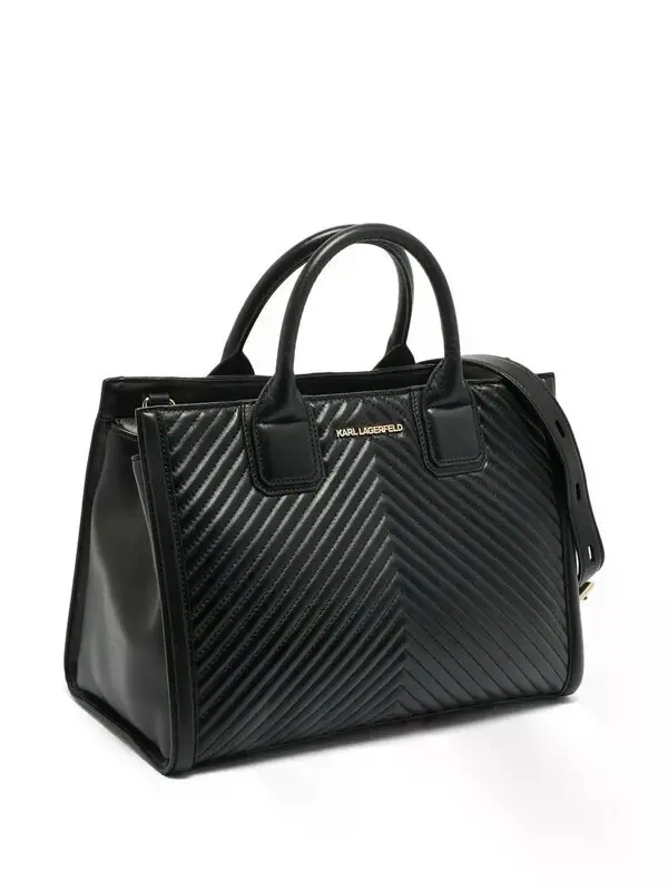 Karl Lagerfeld Klassik Chevron Tote Bag