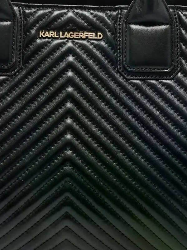 Karl Lagerfeld Klassik Chevron Tote Bag