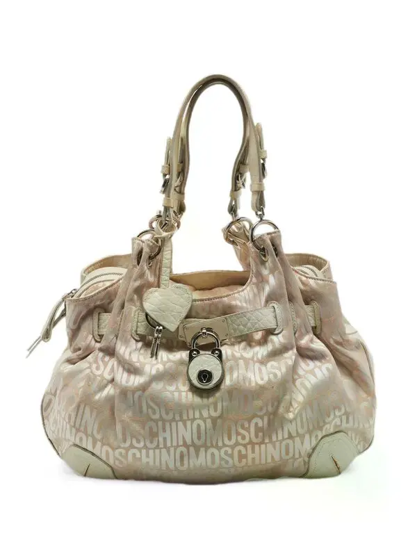 Moschino Padlock-detail Tote Bag