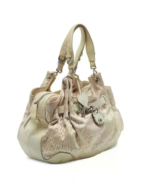 Moschino Padlock Detail Tote Bag