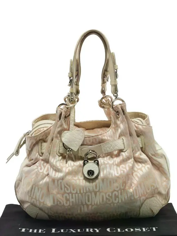Moschino Padlock Detail Tote Bag