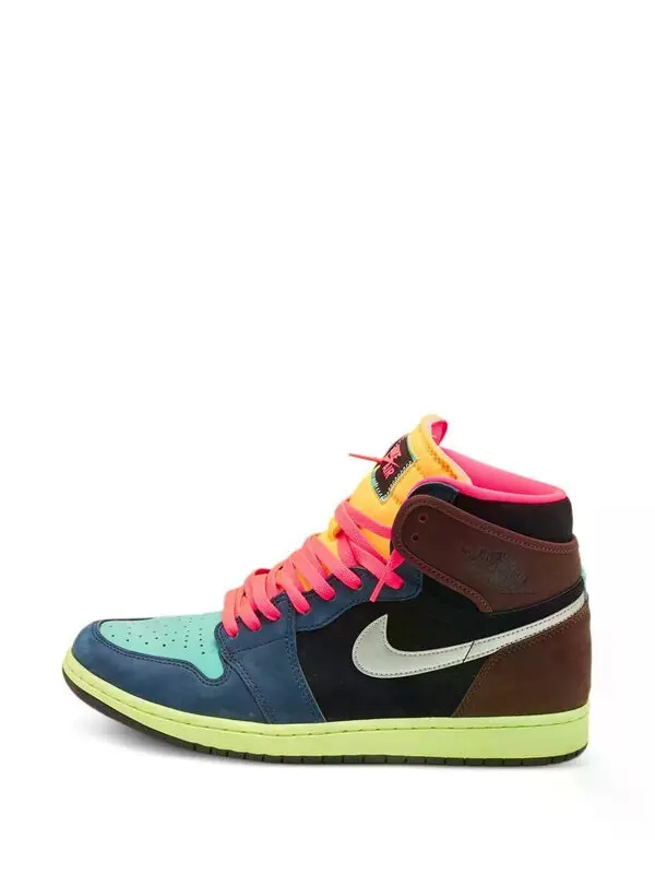 JORDAN Air 1 Retro Tokyo Bio Hack High Top Sneakers - Blue