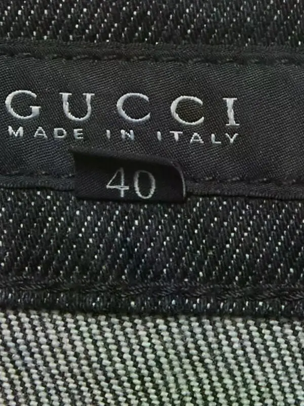 Gucci Embellished Straight-fit Jeans