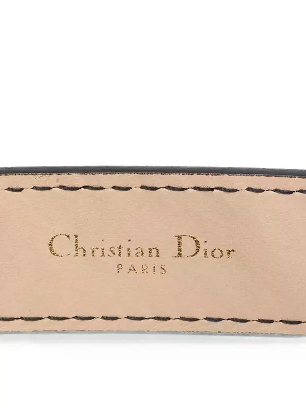Dior 2018 D-fence Leather Buckle Belt