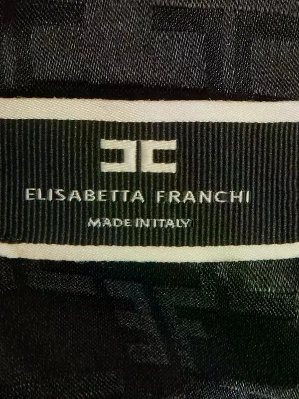 Elisabetta Franchi Bustier Top With Sheer Tulle Inserts