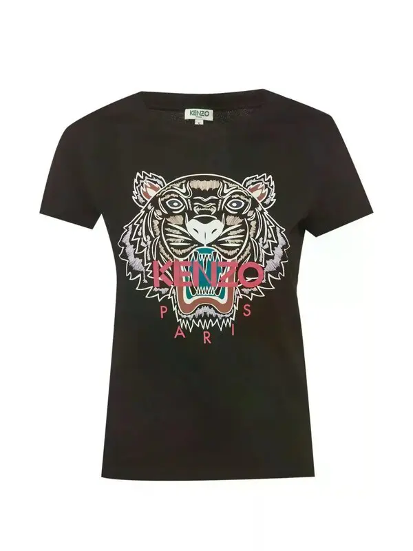 Kenzo Tiger-motif T-shirt - Black