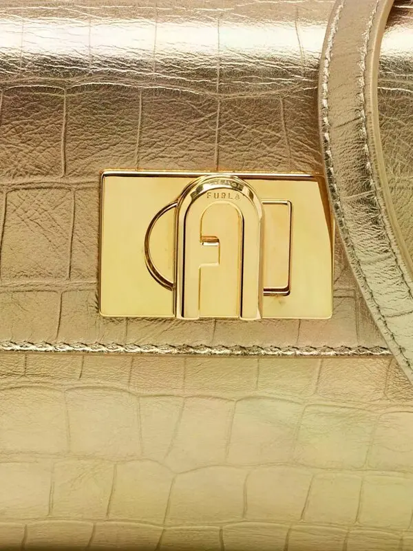Furla 1927 Croc-embossed Tote Bag
