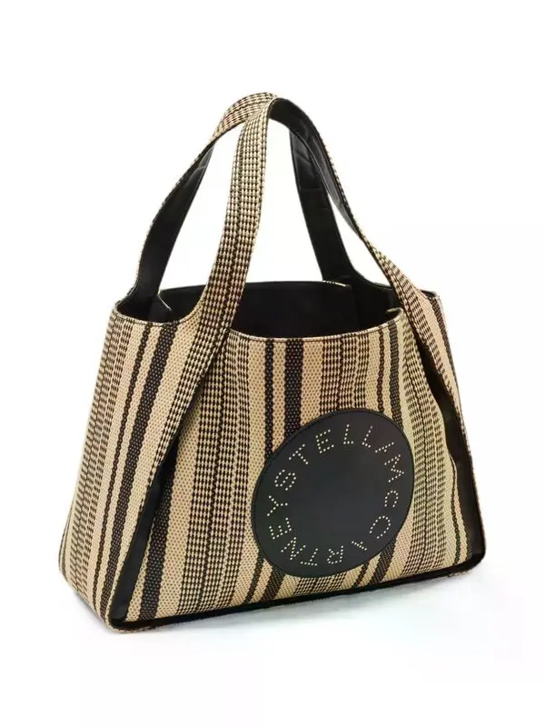 Stella McCartney Logo Stripe Tote Bag
