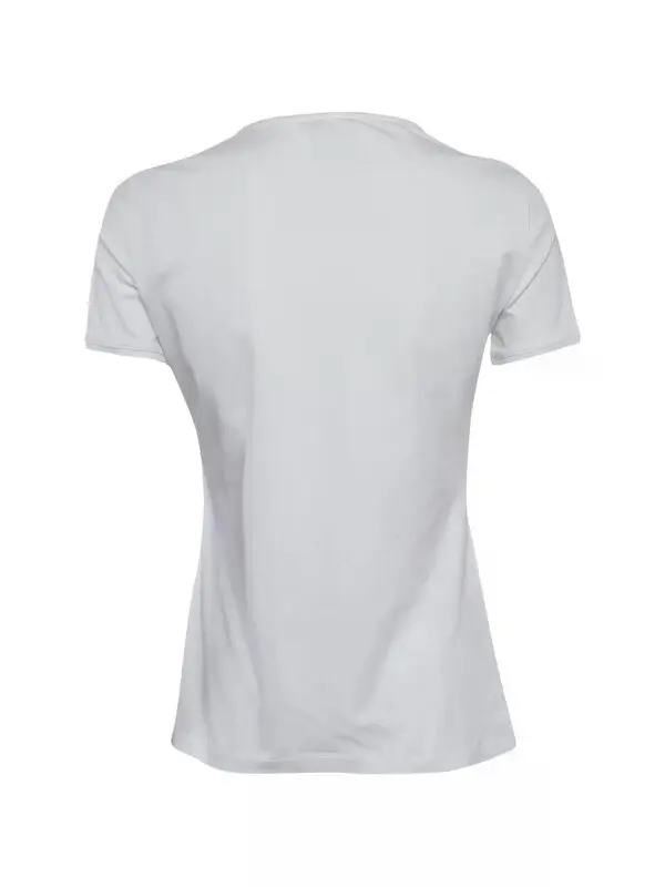 Carolina Herrera Logo Embroidered Sequin T-shirt