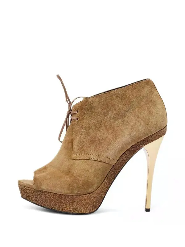Burberry Peep-toe Platform Boots