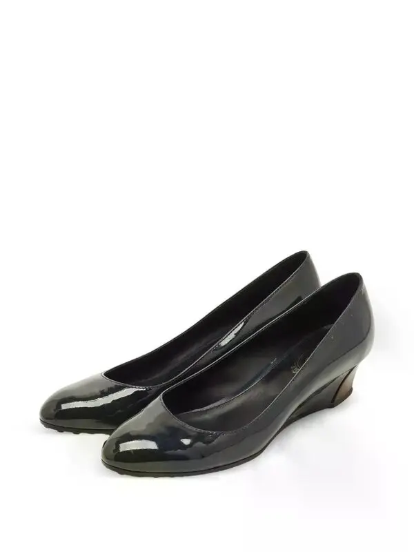 TOD'S Leather Wedge Pumps