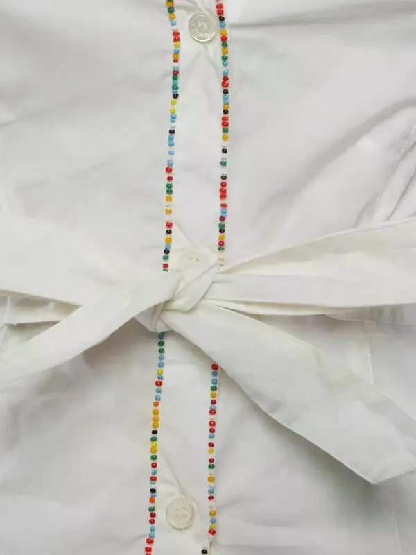 Moschino Beaded Belted Shirt