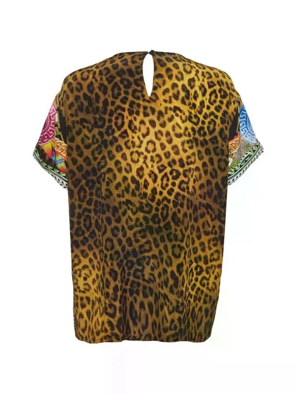 Versace Medusa Leopard-print Top