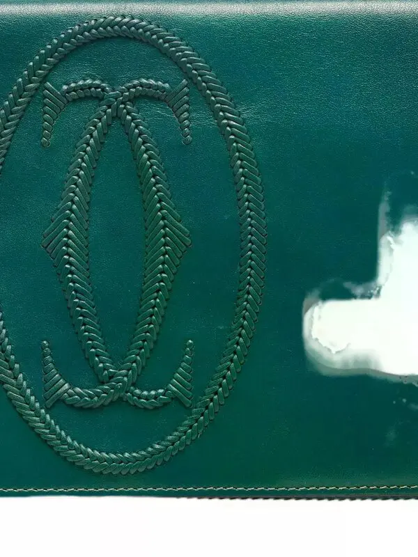 Cartier Logo Flap Clutch Bag