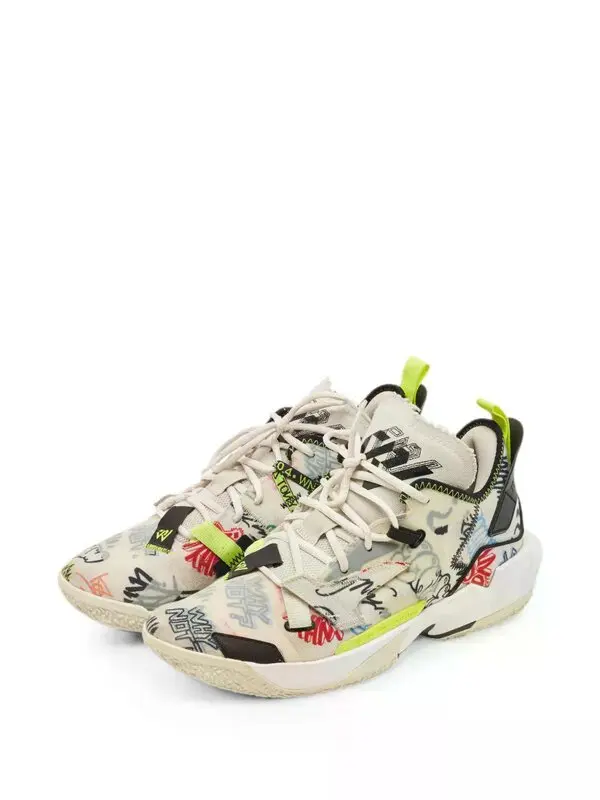 JORDAN Why Not Zer0.4 Graffiti Sneakers