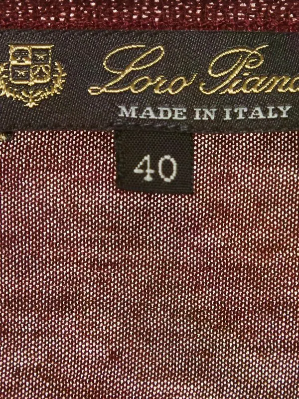 Loro Piana Crew Neck Jersey Top