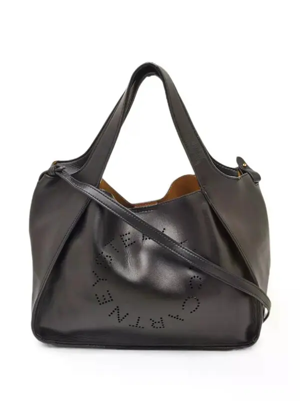 Stella McCartney Logo Perforated Tote Bag