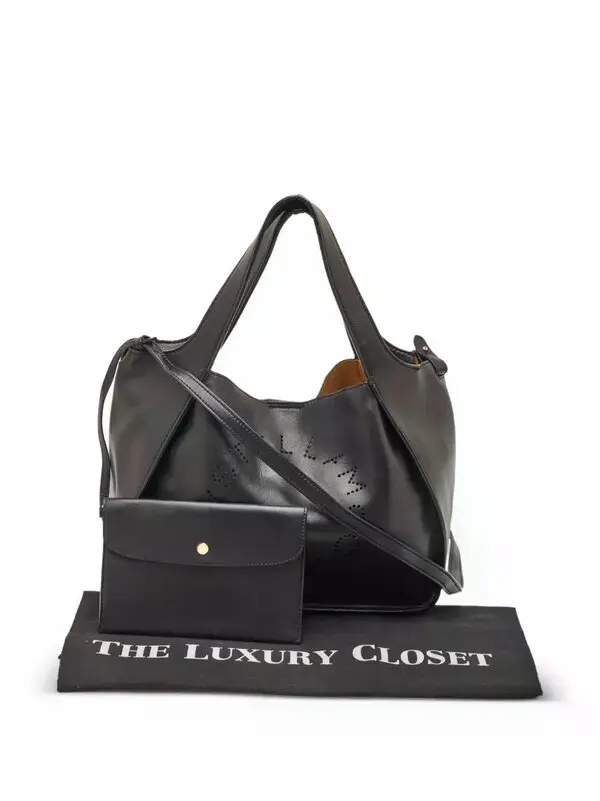 Stella McCartney Logo Perforated Tote Bag