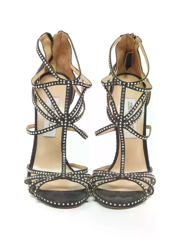 JIMMY CHOO Lance Crystal-embellished Sandals